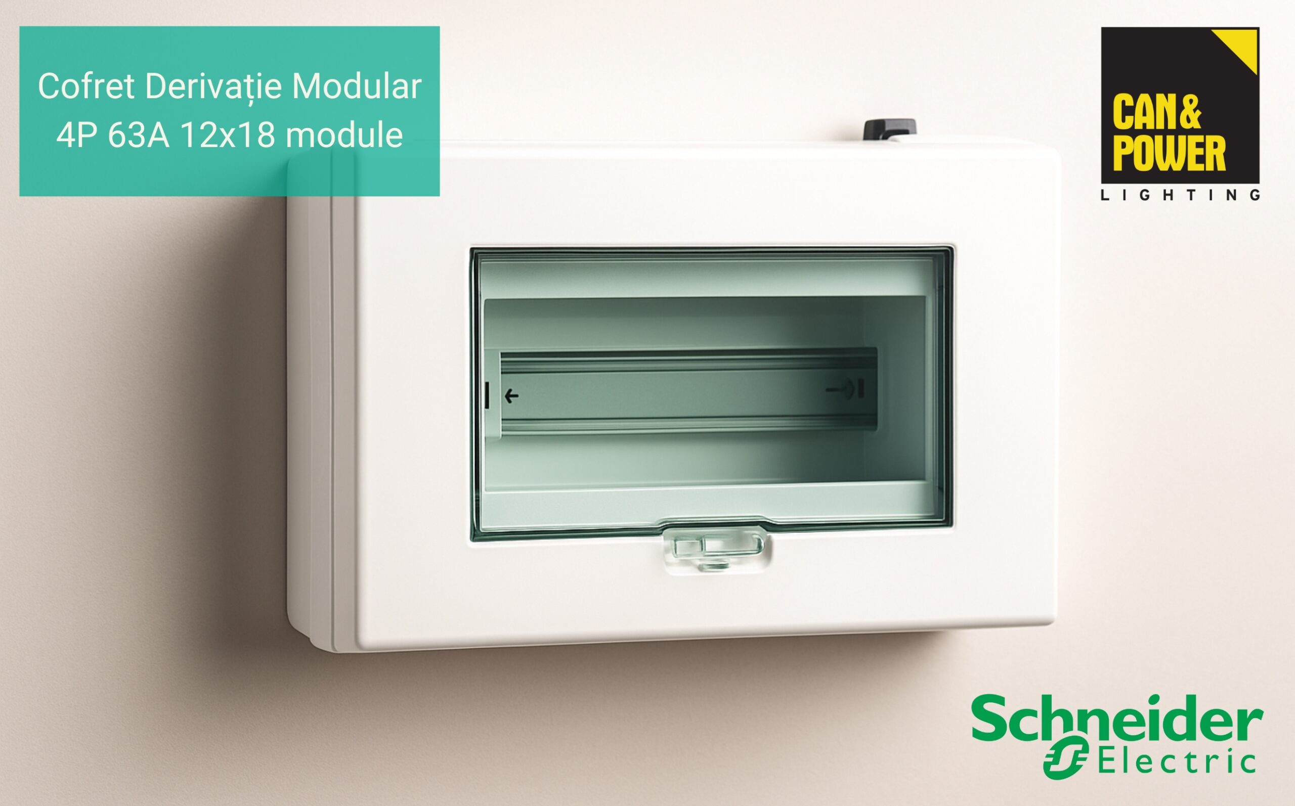 Schneider Cofret Derivatie modular 4P 63A 12x18 module - Cofretul modular care îți redefinește ...