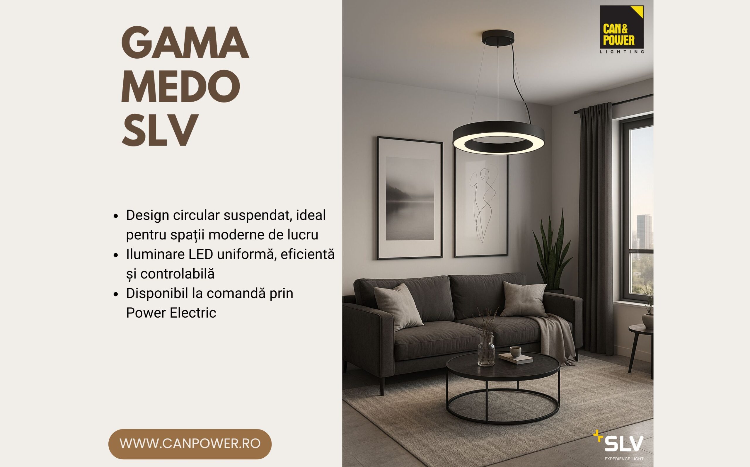 Design iconic și funcționalitate înaltă: Gama Medo de la SLV | CAN&POWER